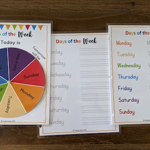 Circle Time Binder Preschool and Kindergarten Worksheets - Etsy Canada