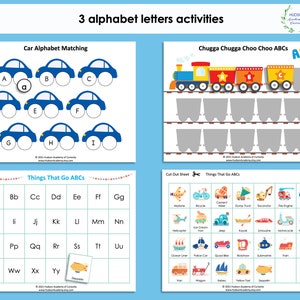 Things That Go Busy Book, Cars Trucks Vehicles Toddler Printable Busy ...
