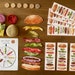 Build-a-burger Printable Activity: Kids Cooking Game With Spinner Wheel ...