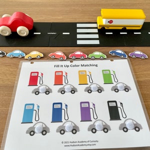 Things That Go Busy Book, Cars Trucks Vehicles Toddler Printable Busy ...
