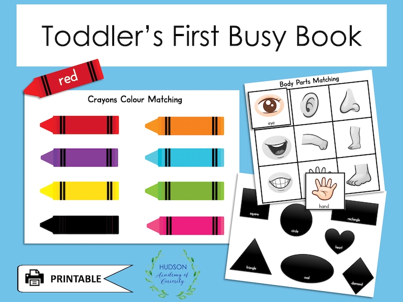 BUSY BOOK Mega Bundle Busy Book Toddler Busy Book Pages - Etsy