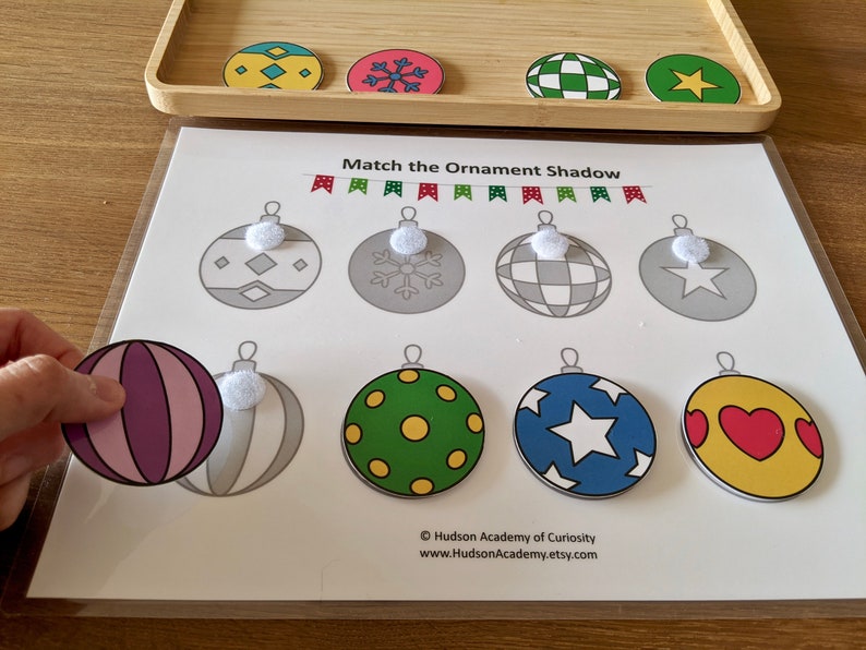 Christmas Busy Book Printable Toddler Busy Book File Folder | Etsy