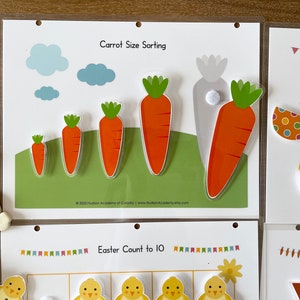 Easter Busy Book, Toddler Busy Book Bundle, Easter Basket Gift, Numbers ...