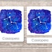 Constellations Astronomy Flashcards, Montessori Three-part Cards ...