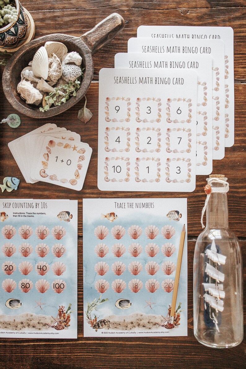 Ocean Math Unit Oceanography Counting and Skip Counting - Etsy