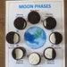 Moon Phases Printable, Phases of the Moon Flashcards, Educational ...