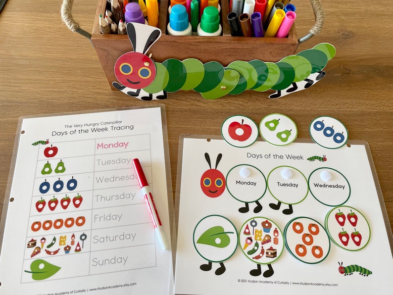 Toddler Busy Book the Very Hungry Caterpillar Alphabet - Etsy