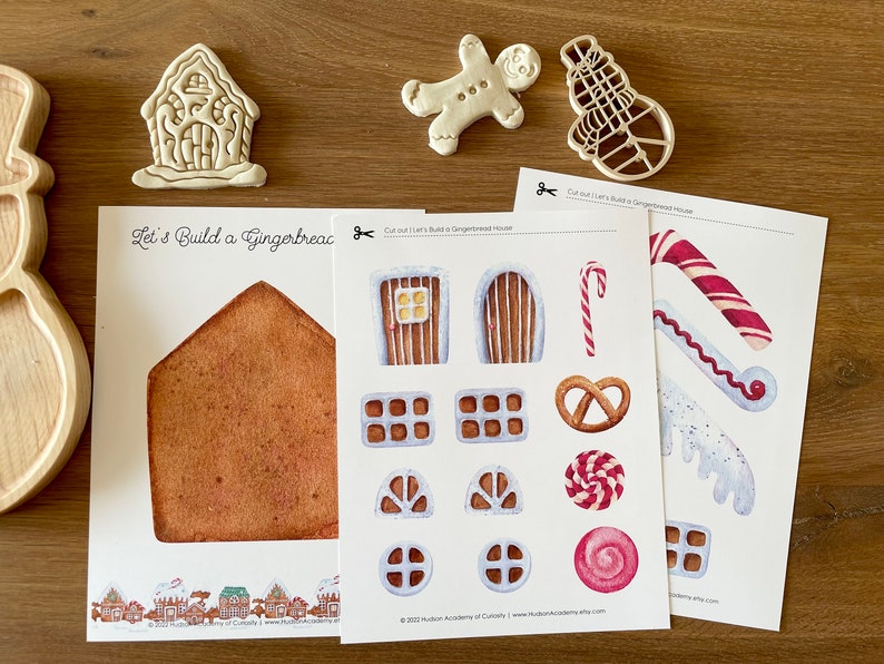 Gingerbread House Activity: Christmas Busy Book Printable (digital ...