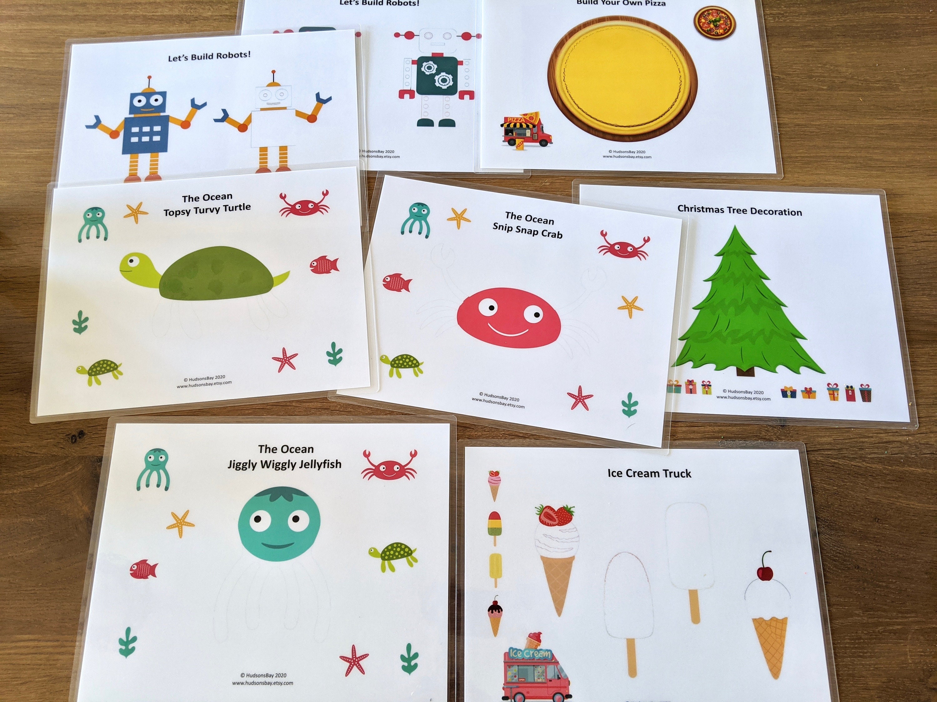 Play Dough Activity Mats: Kids Learning Printable (digital Download) - Etsy