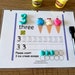 Counting and Numbers Play Dough Mats Printable Play Dough Mats and ...