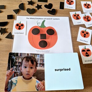 Halloween Jack-o-lantern Emotions Busy Book Bundle (digital Download ...