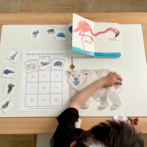 Polar Bear Busy Book Page: Eric Carle Story Wheel (PDF) - Etsy