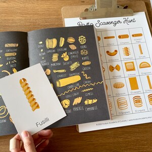 Pasta Shape Cards Printable, MONTESSORI MATERIALS PRINTABLE, Three Part ...