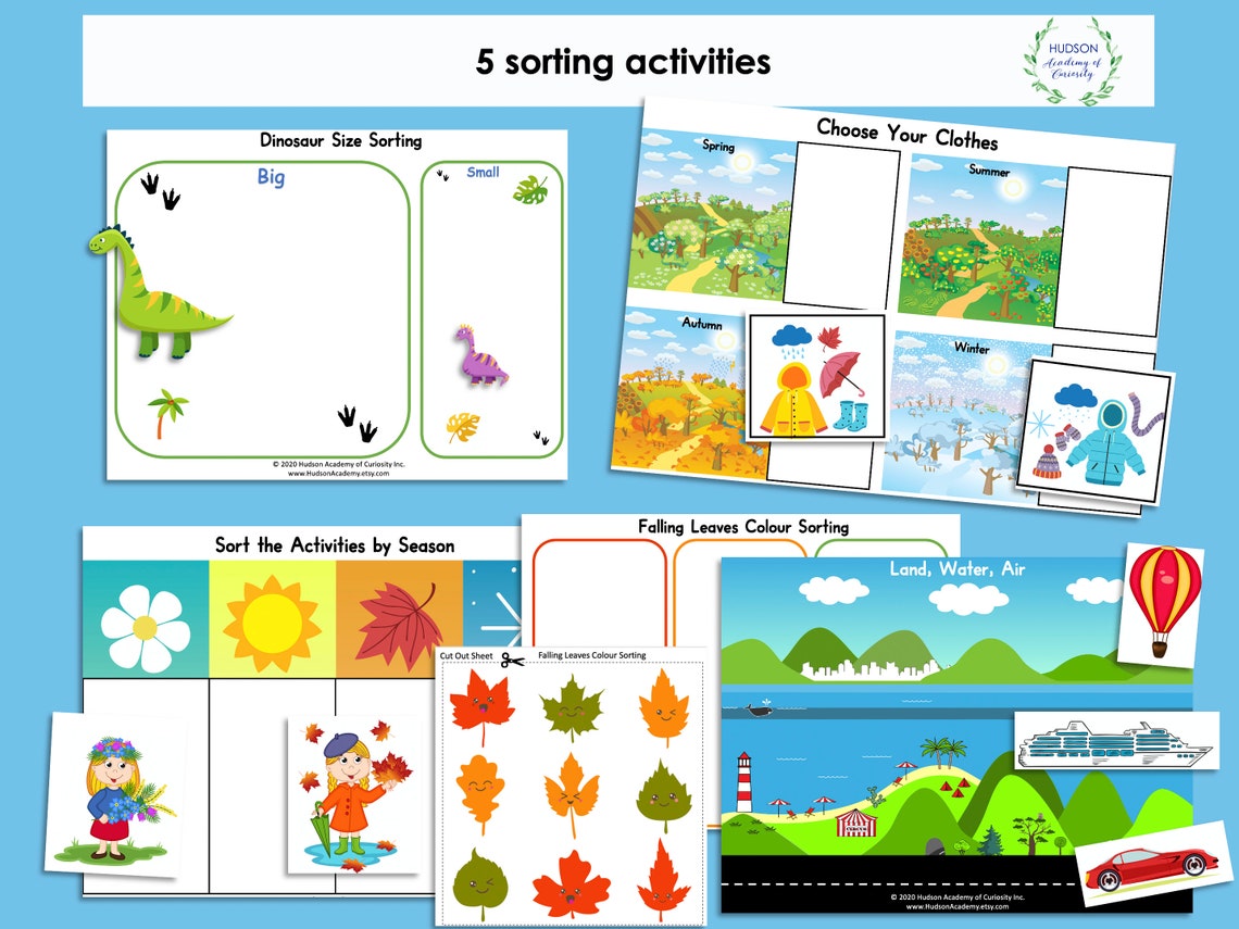 Toddler Busy Book Printable Busy Book File Folder Game - Etsy