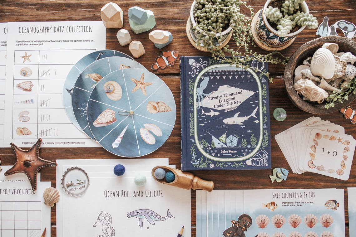 Ocean Math Unit Oceanography Counting and Skip Counting - Etsy