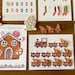 Christmas Activity Bundle, Winter Busy Book, Build a Gingerbread House ...