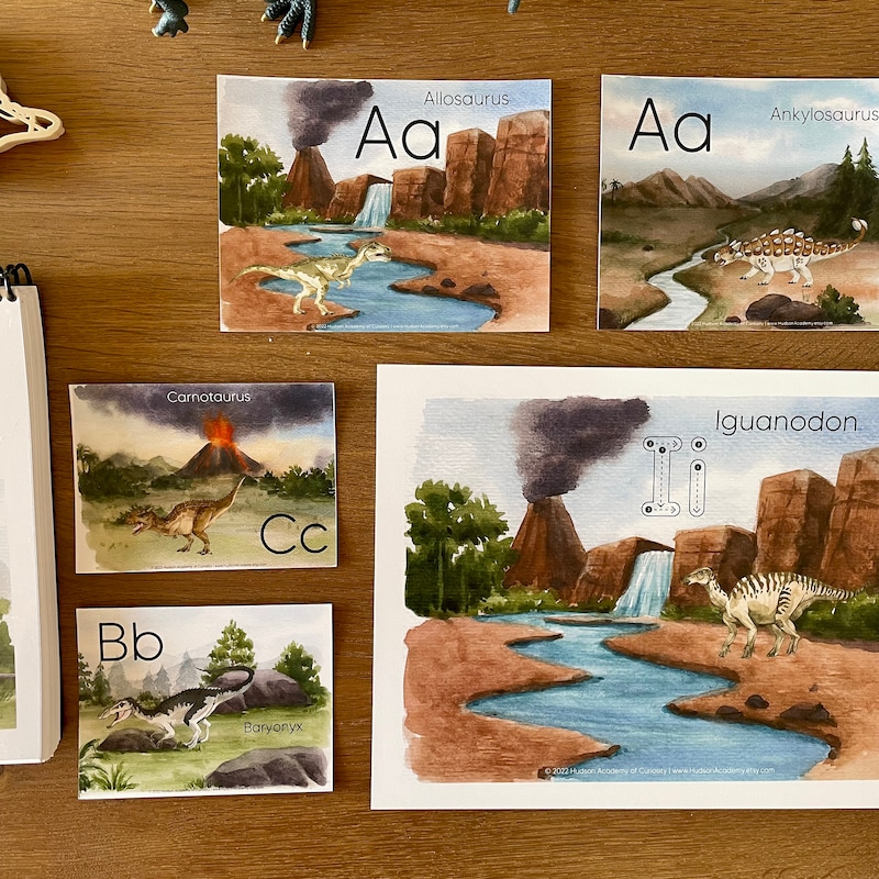 Montessori Dinosaur - Etsy