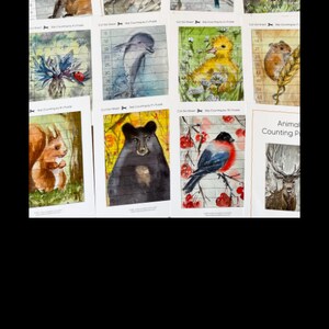 Animals Counting Puzzle, Numbers and Counting, Forest Schooling, Skip ...