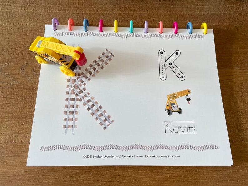 Thomas Trains Alphabet Letter Tracing Thomas and Friends - Etsy