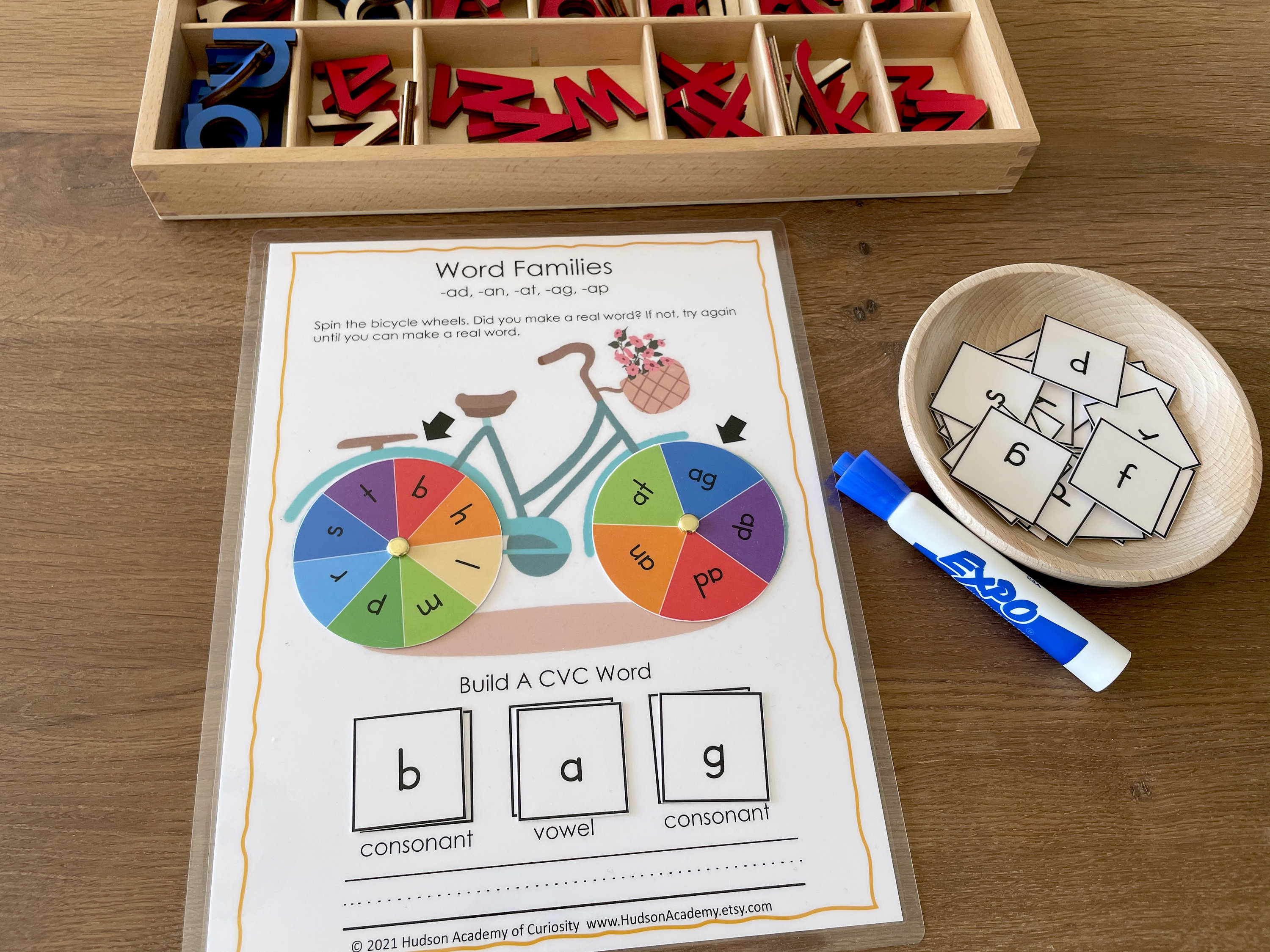 CVC Phonics Game Sight Words Printable Word Families Busy - Etsy Australia