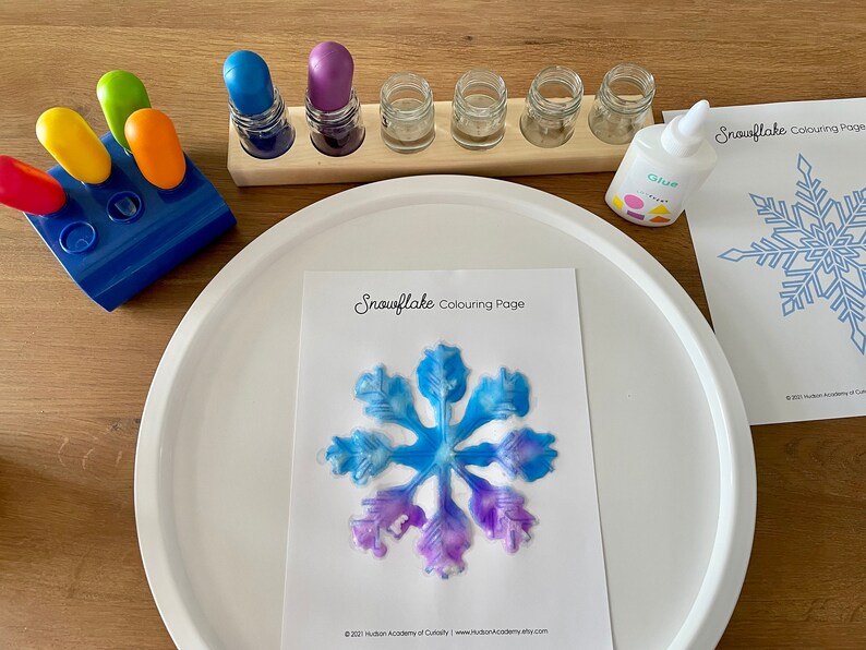 Snowflake Activity Pack: Winter Learning for Toddlers (PDF) - Etsy