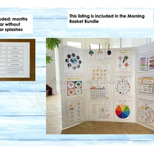 Perpetual Calendar Printable, Morning Basket, Morning Binder, Preschool ...