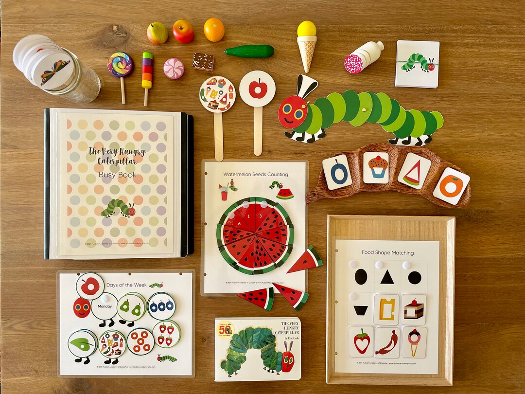 Toddler Busy Book, the Very Hungry Caterpillar, Alphabet Learning ...