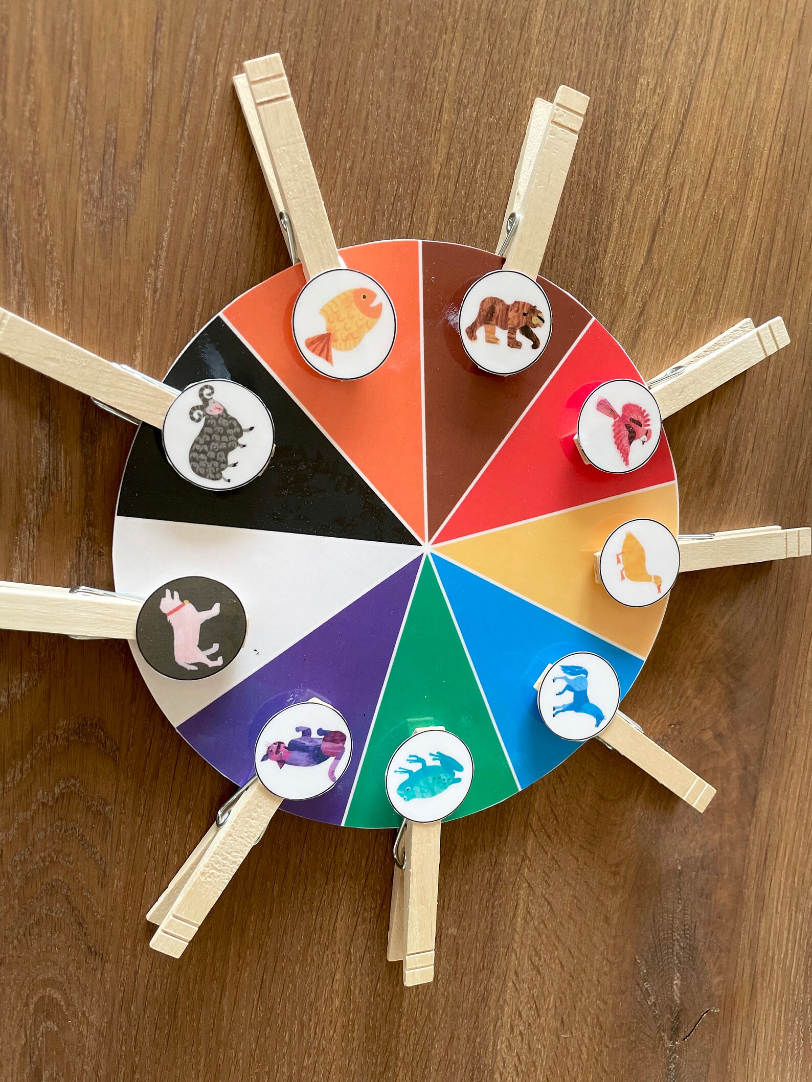 Brown Bear Color Matching Busy Book Page (digital Download) - Etsy