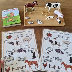 Farm Animals Busy Book, Busy Binder, Letter Tracing Worksheets, Toddler ...