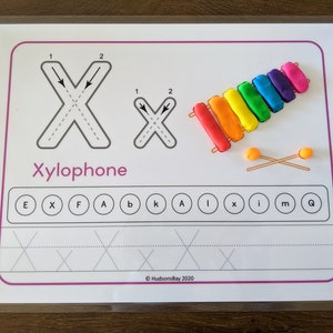 Alphabet Play Dough Mats: Letter Formation, Tracing (PDF) - Etsy