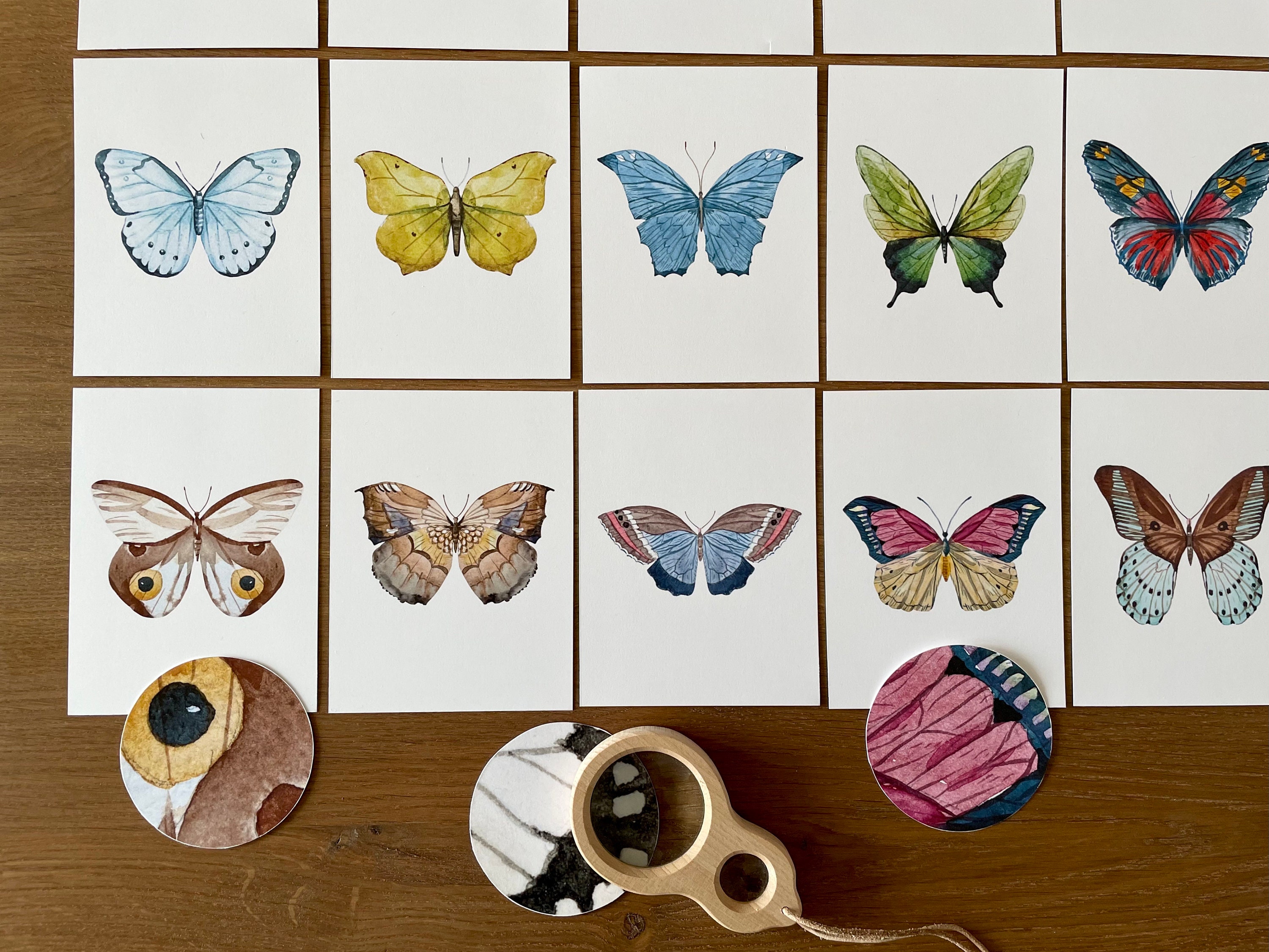 Butterfly Matching Cards Montessori Materials Printable | Etsy Australia