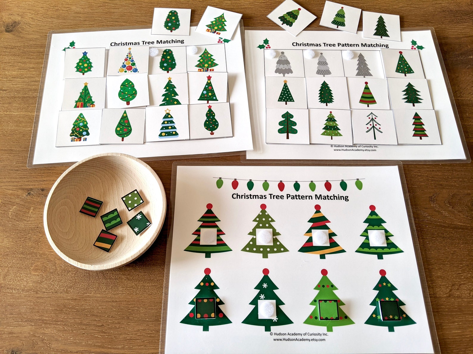 Christmas Busy Book Printable Toddler Busy Book File Folder | Etsy