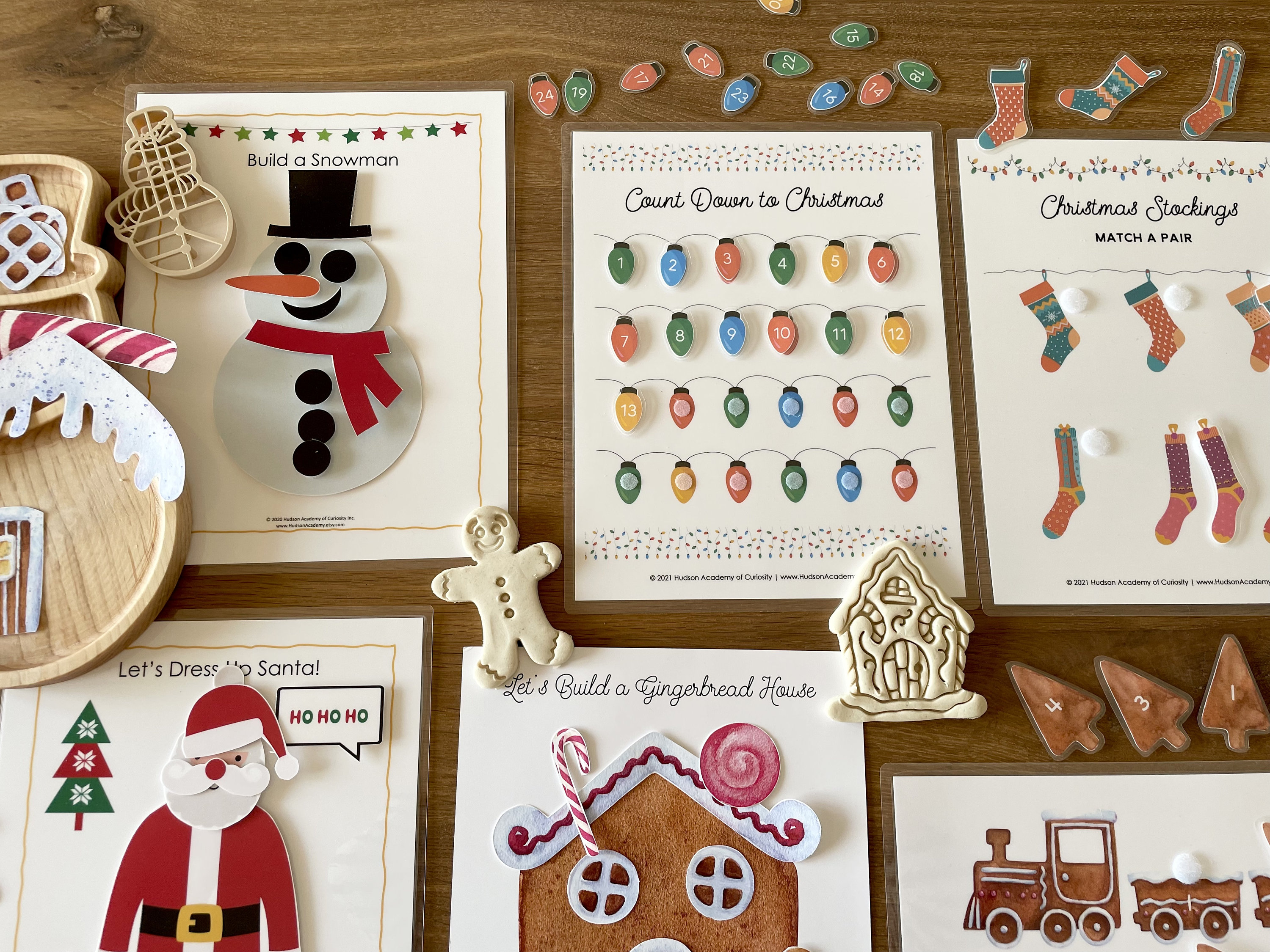 Christmas Activity Bundle: Winter Busy Book for Toddlers (PDF) - Etsy