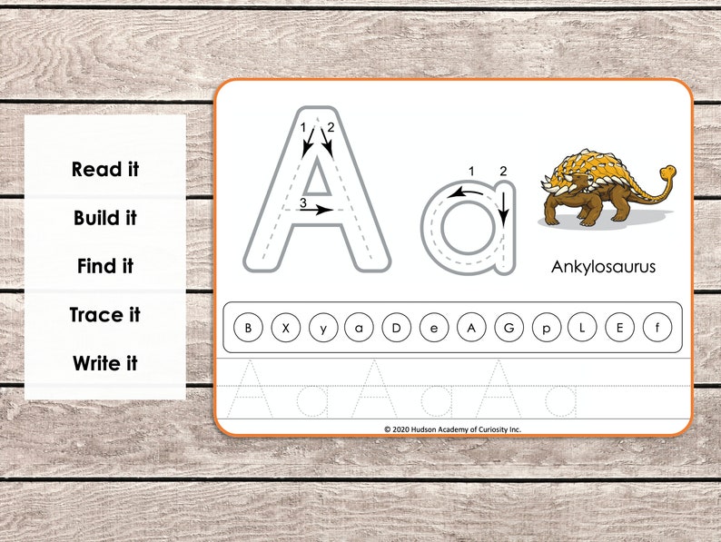 Dinosaur Play Dough Mats Playdoh Alphabet Mat Printable - Etsy France