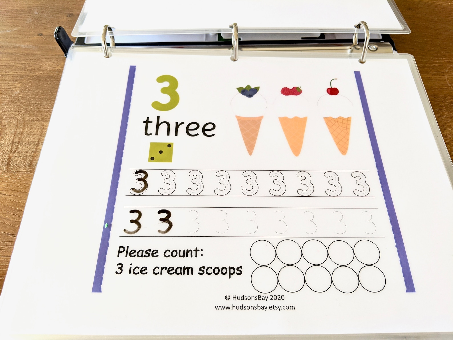 Numbers Play Dough Mats: Counting & Tracing Activity (digital Download ...