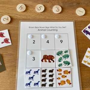 Brown Bear Busy Book: Shape & Color Sorting Game (digital Download) - Etsy