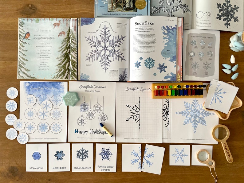 Snowflake Activity Pack: Winter Learning for Toddlers (PDF) - Etsy