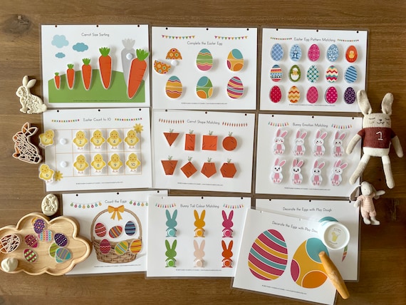 Easter Busy Book Toddler Busy Book Bundle Easter Basket - Etsy