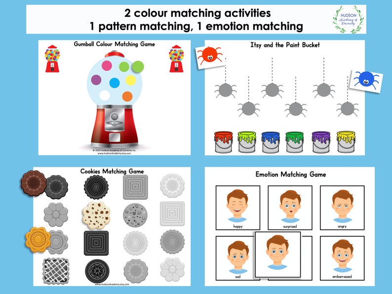 Toddler Busy Book Printable Busy Book File Folder Game | Etsy