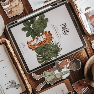 Zoology Themed Math Unit, Zoo Animals Busy Book, Telling-time, Animal ...