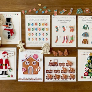 Christmas Activity Bundle: Winter Busy Book for Toddlers (PDF) - Etsy