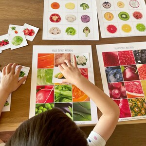 Fruit and Veggie Matching Cards, Fruit and Veggie Inside Out Matching ...