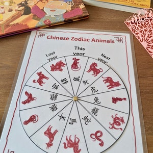 Chinese Zodiac Animals Wheel: Lunar New Year Busy Binder (digital ...