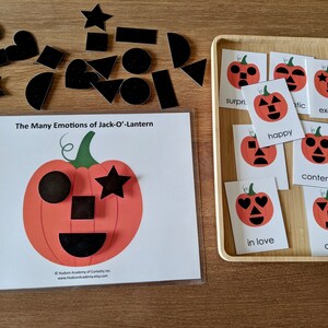 Halloween Jack-o-lantern Emotions Busy Book Bundle (digital Download ...