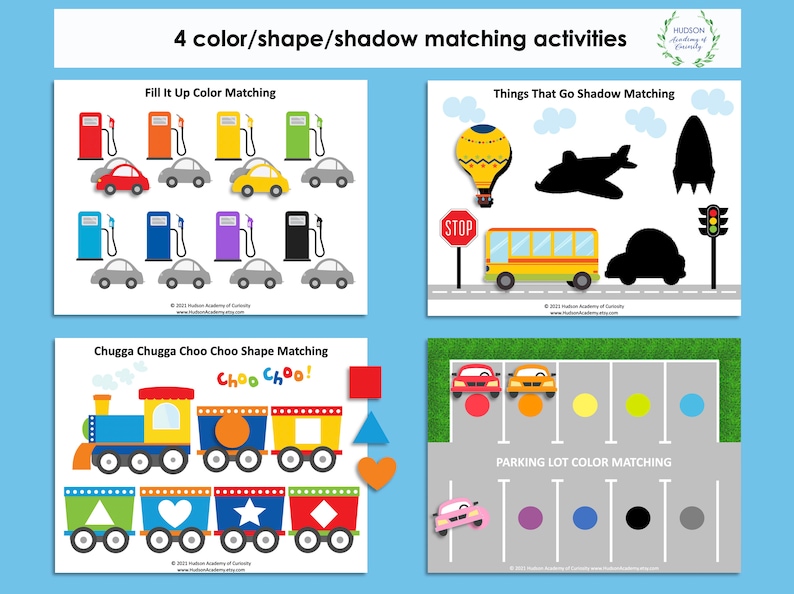 Toddler Vehicle Busy Book: Cars, Trucks, Transportation (digital ...