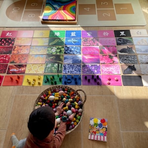 Color Matching Cards: Nature Photos, Montessori Learning (printable PDF ...