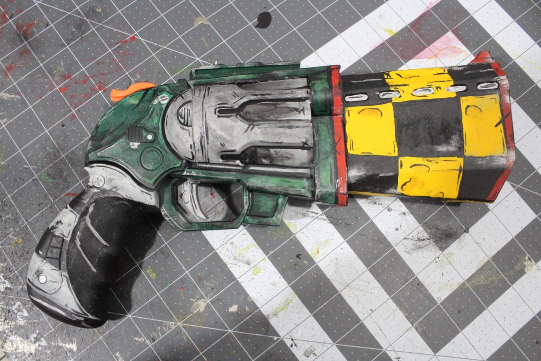 Custom Repaint Nerf Gun Blaster Borderlands Comic Cell Shade Style ...