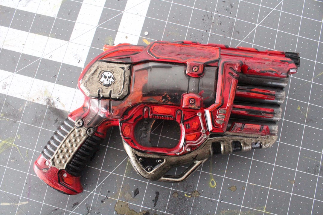 Custom Repaint Nerf Gun Blaster Borderlands Comic Cell Shade Style ...