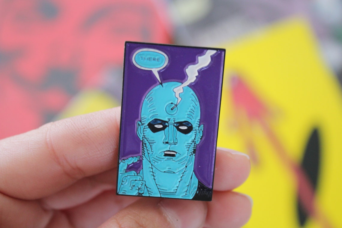 Pin Metalico Dr. Manhattan Watchmen Comics Dc Broche Boton | Etsy