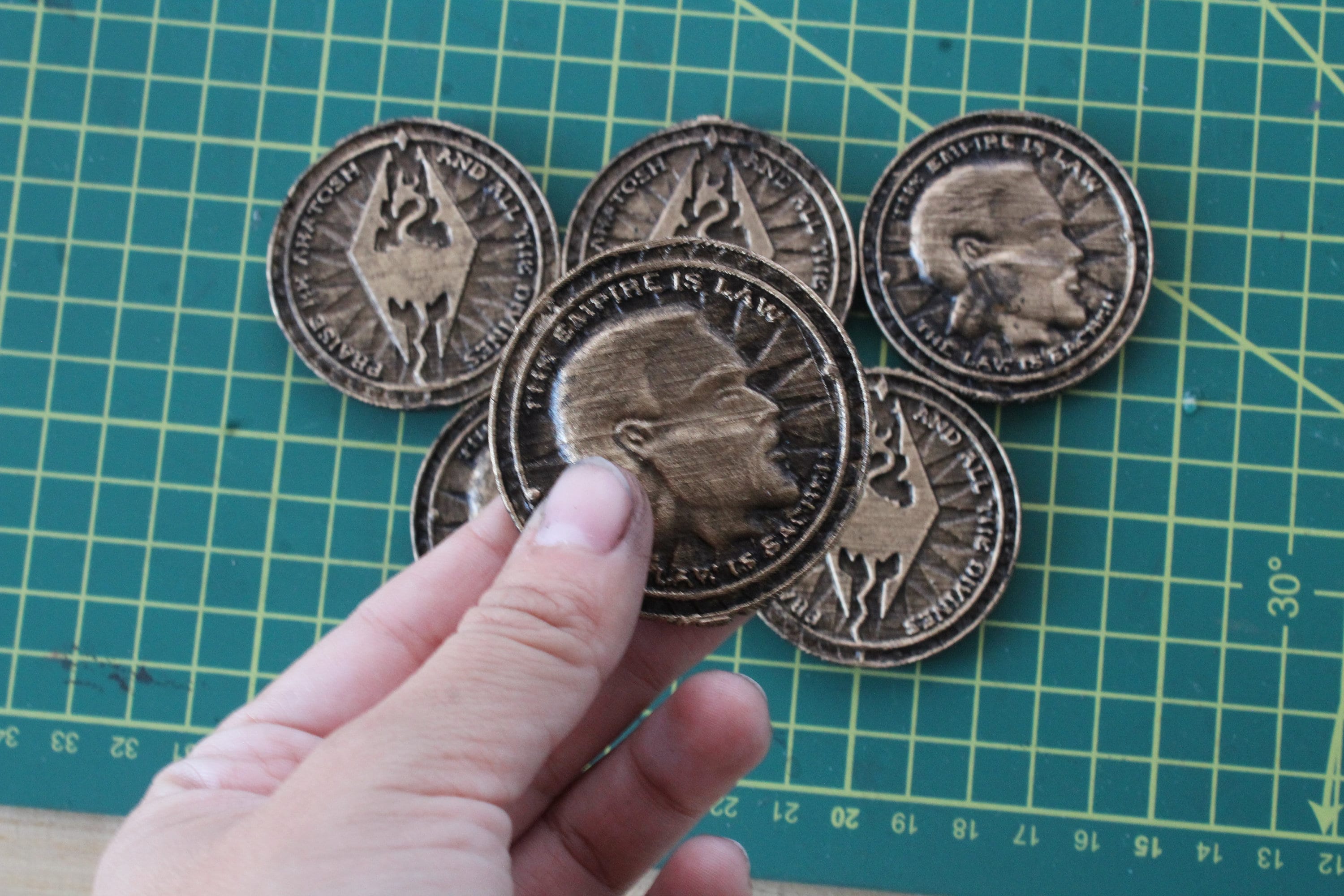 Skyrim Coins Septim 3d Print PLA the Elder Scrolls Gold - Etsy